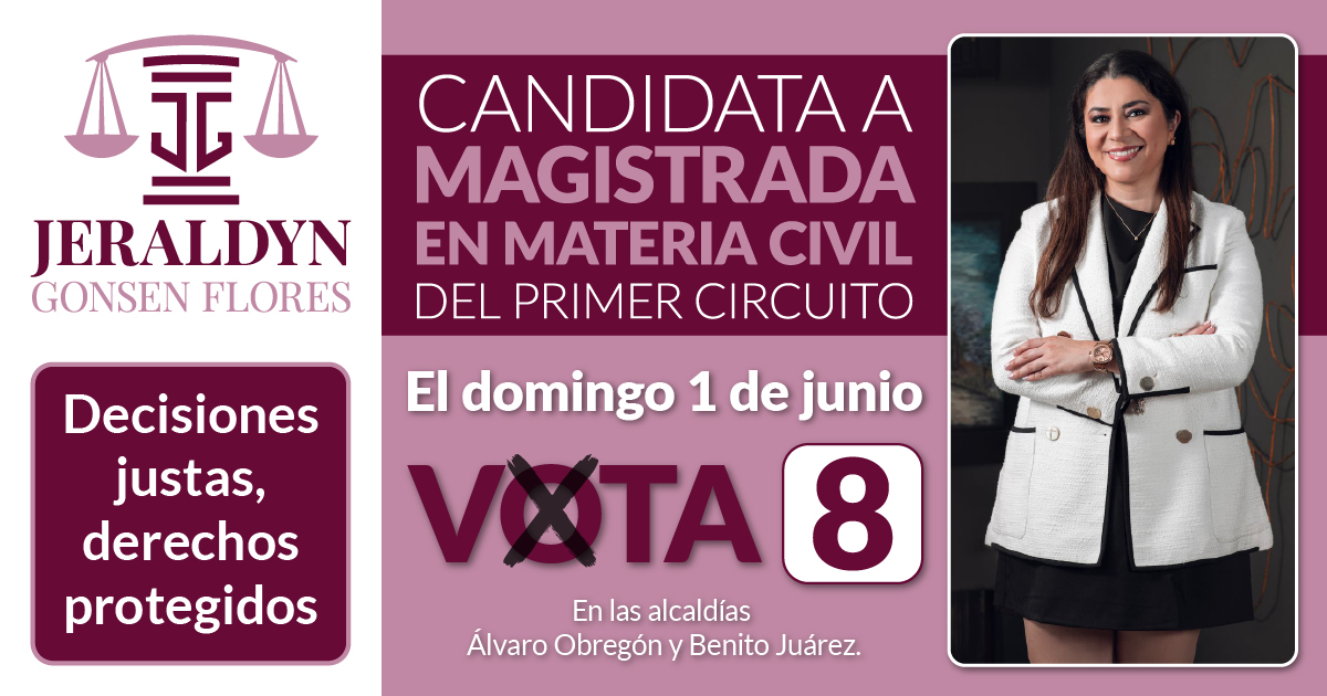 Jeraldyn Gonsen Flores | Candidata a Magistrada